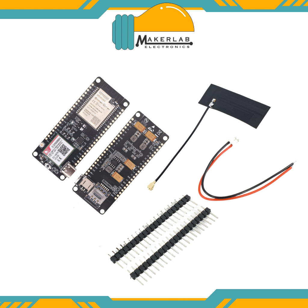 Unsoldered Ttgo T Call V14 Esp32 Wireless Module Sim Antenna Sim Card Makerlab Electronics