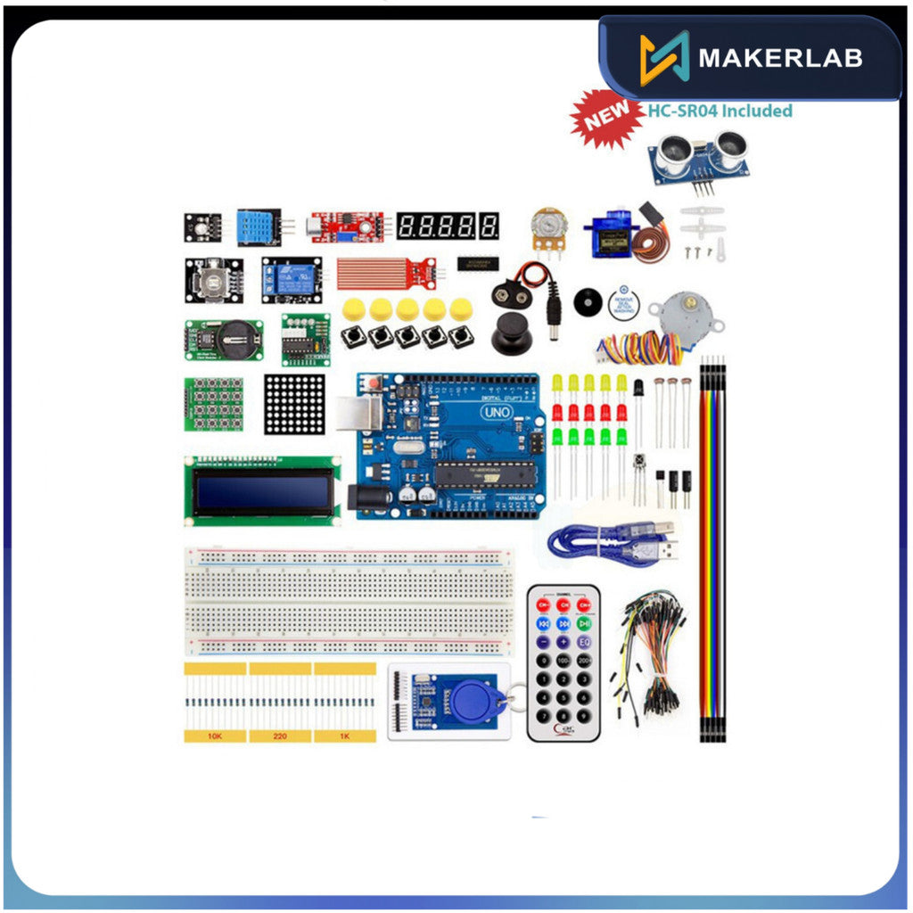 Makerlab Upgraded Starter Kit For Uno R3 Dip With Pdf Manual Lessons C
