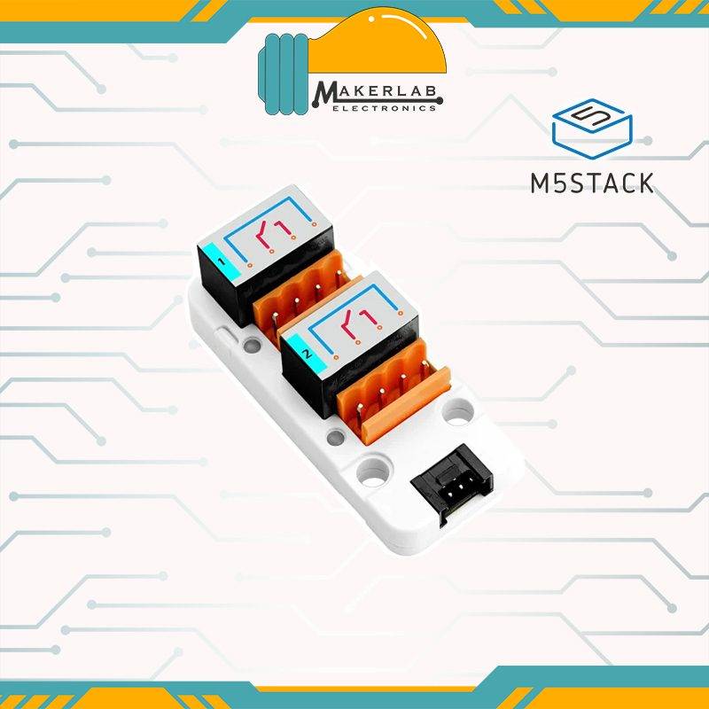 M5Stack 2- Channel SPST Relay Unit – Makerlab Electronics