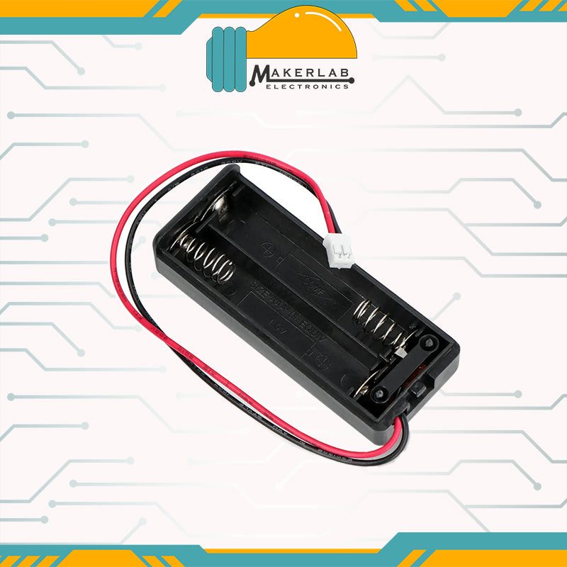 2 x AAA Battery Holder Box with Cable Cover On/Off for micro:bit – Makerlab Electronics