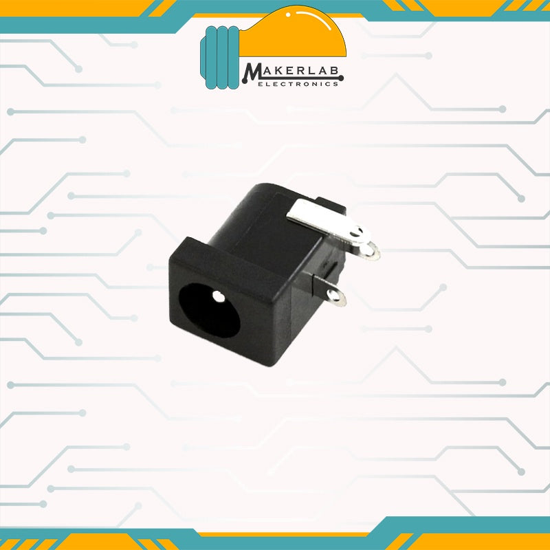 5pcs Female DC Power Jack PCB Mount – Makerlab Electronics