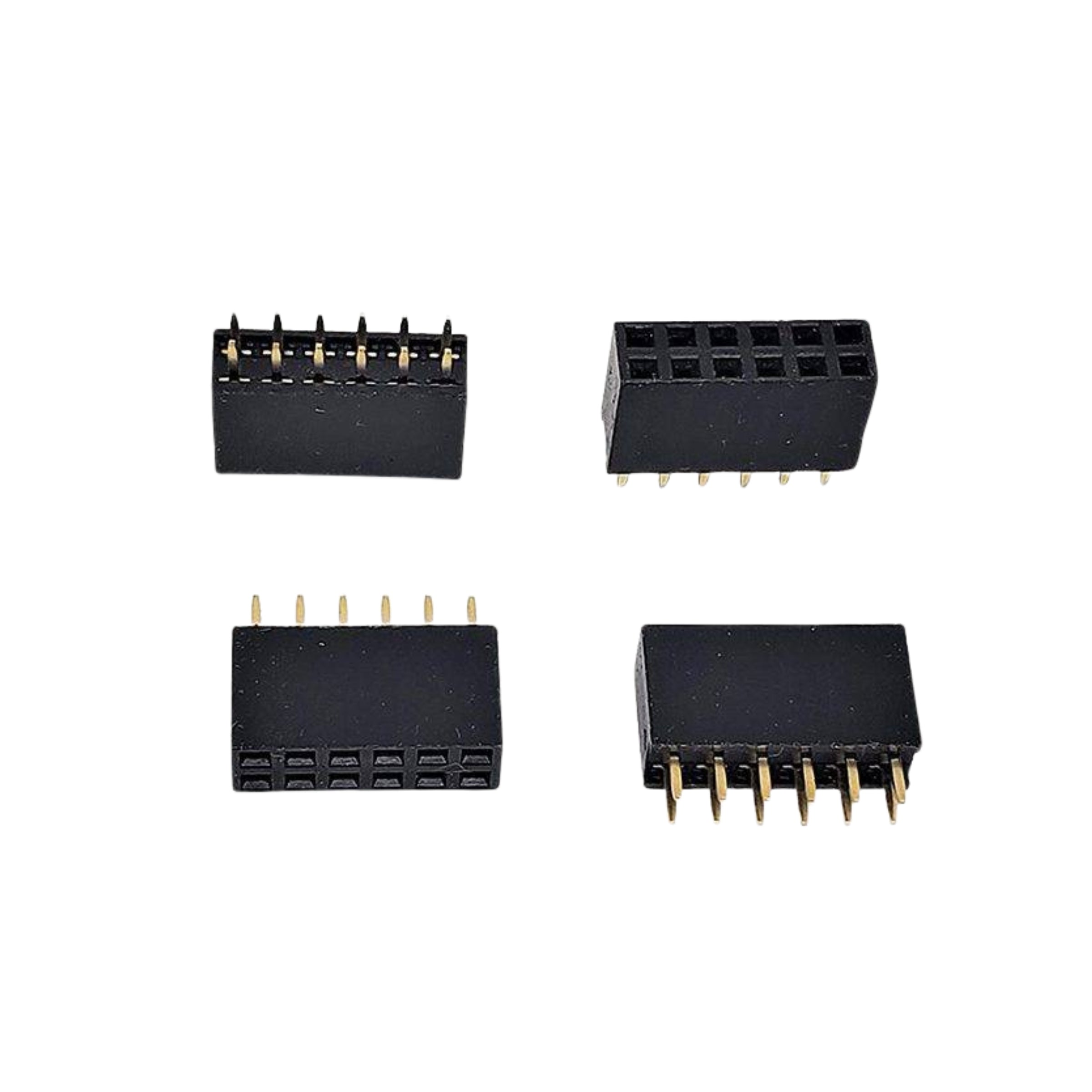 2x6 Female Header Straight – Makerlab Electronics