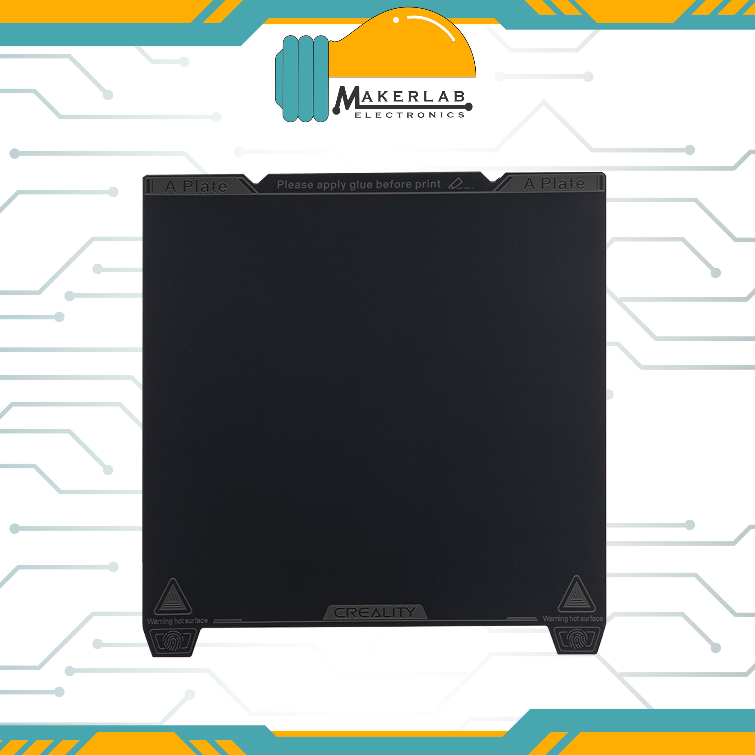 CREALITY K1 Max Textured | Smooth Build Plate | Magnetic Bed Sticker f ...