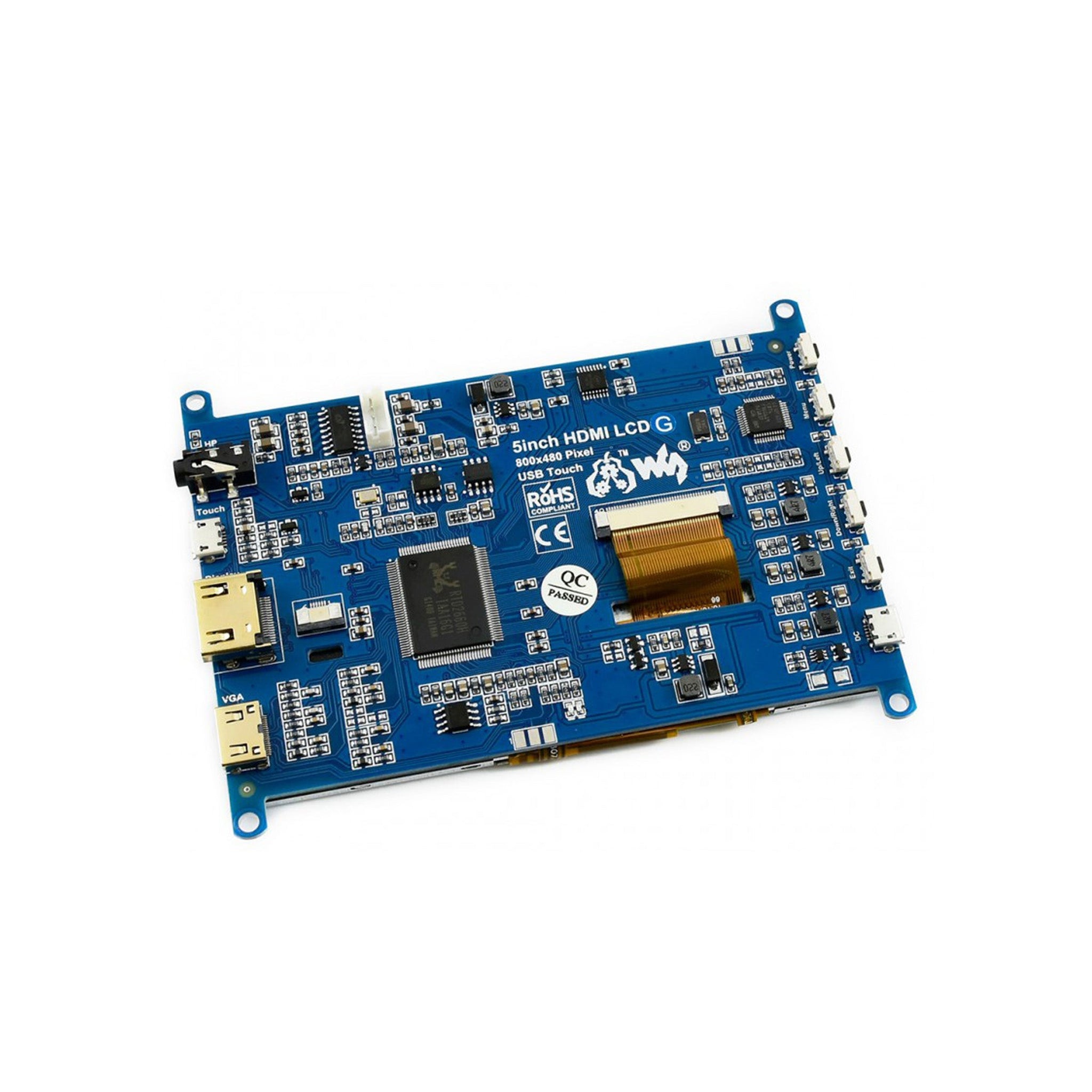 5 inch Raspberry Pi Touch Screen Display – Makerlab Electronics