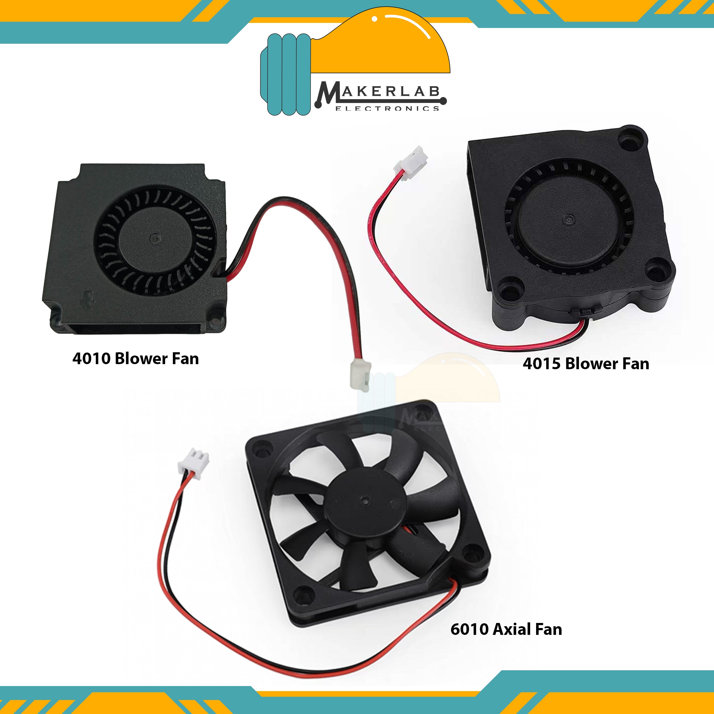 Elegoo Blower Fan 4010 4015 and Axial Fan 6010 Replacement for Neptune ...