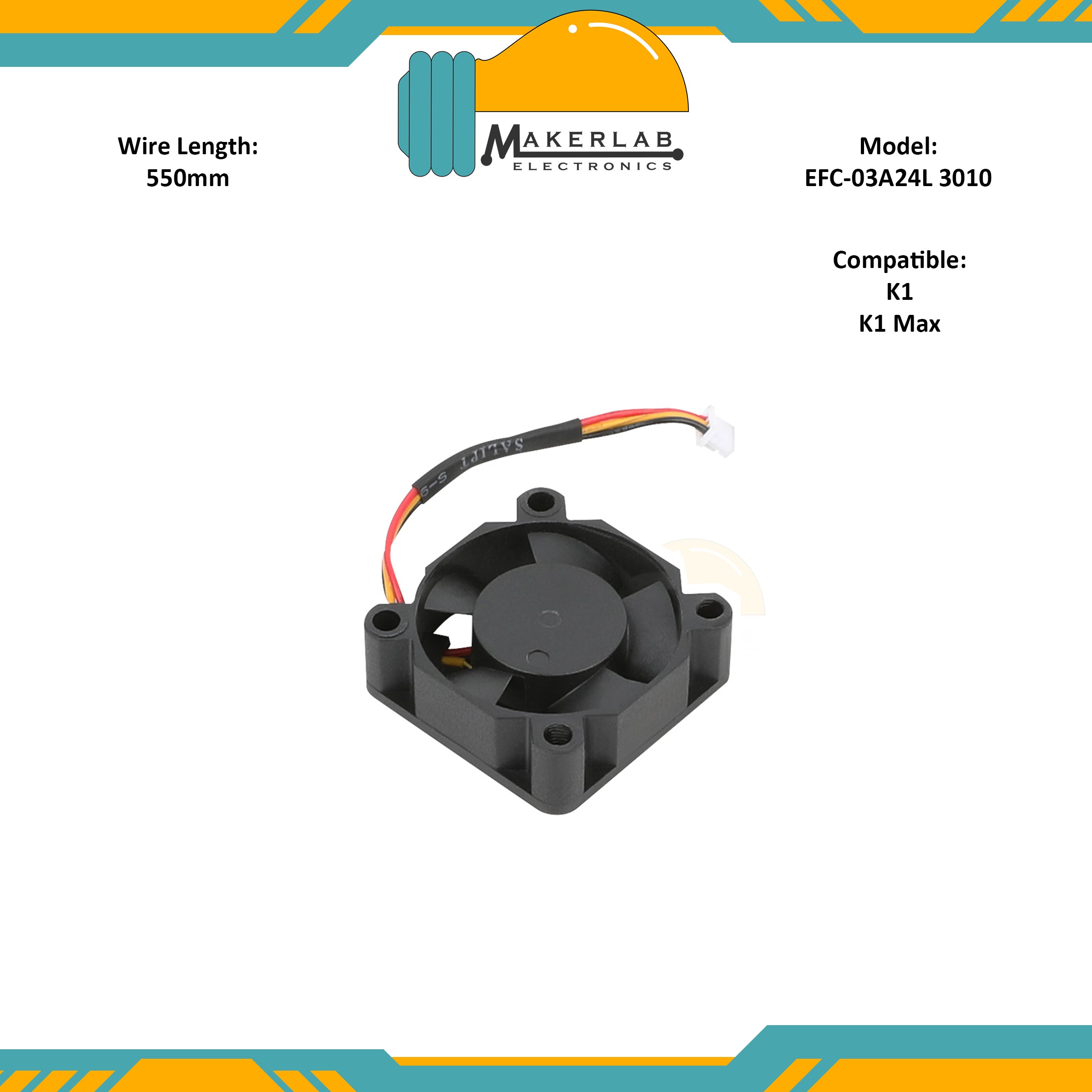 Creality K1 K1 Max 4020 Blower Fan and 3010 Axial Fan for Creality K1 ...