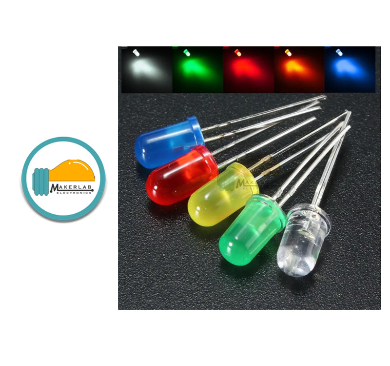 5mm LED Diode Assorted Color – Makerlab Electronics