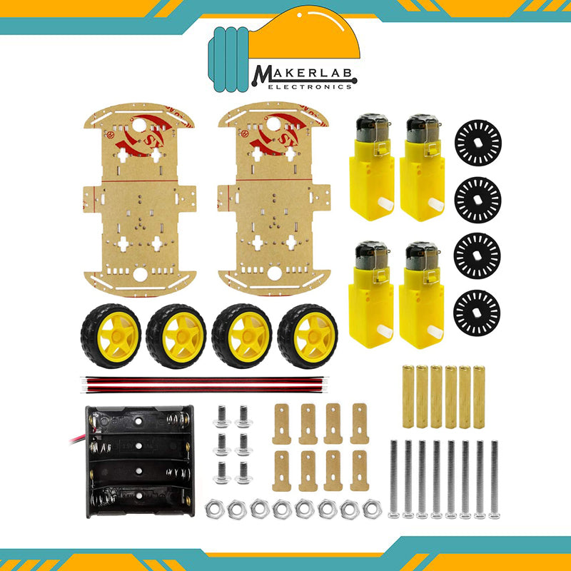 Smart Robot Car Chassis Kit – Makerlab Electronics