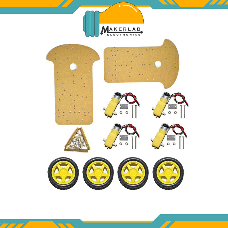 Smart Robot Car Chassis Kit Makerlab Electronics