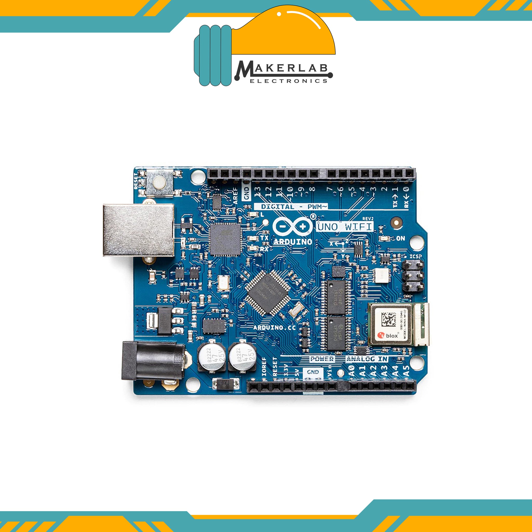 Arduino Uno Wifi Rev 2 | ABX00021 – Makerlab Electronics