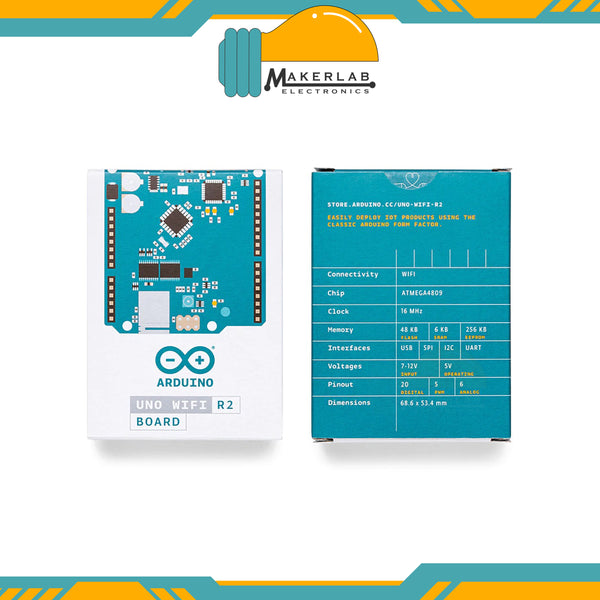 Arduino Uno Wifi Rev 2 | ABX00021 – Makerlab Electronics