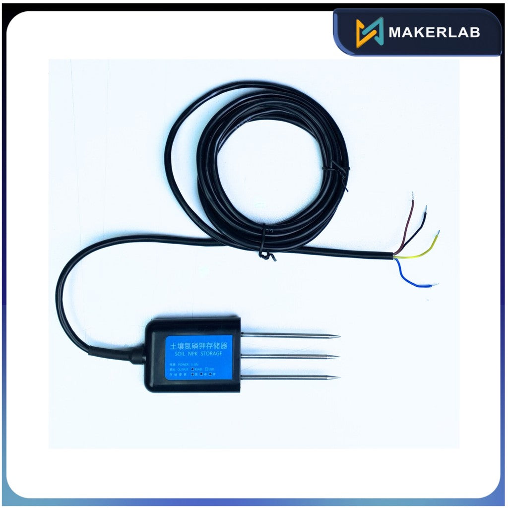 RS485 Output 3Pin Probes Soil NPK Sensor with Cable 2M – Makerlab ...