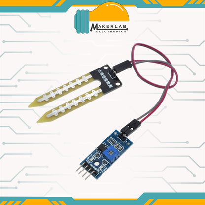 Soil Moisture Sensor Module for Arduino Raspberry Pi – Makerlab Electronics