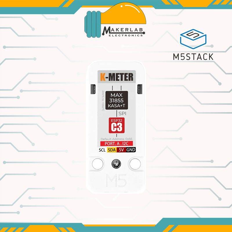 M5Stack Kmeter Unit with Thermocouple Temperature Sensor (MAX31855) – Makerlab Electronics