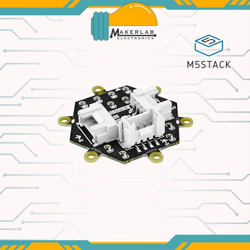 M5Stack NeoHEX 37 RGB LED Board (WS2812) – Makerlab Electronics