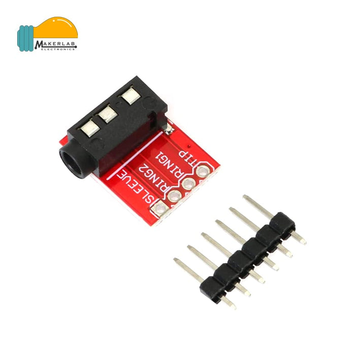 TRRS 3.5mm Jack Breakout – Makerlab Electronics